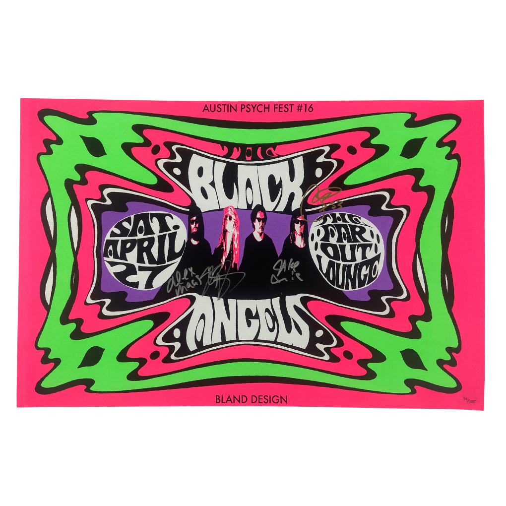 Austin Psych Fest 2024 / Pink & Green Poster - Signed – The Black ...